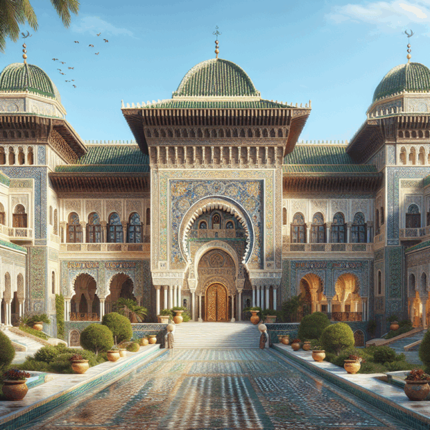 Descubre la majestuosidad del Palacio Dar Ben Abdallah en Túnez ...